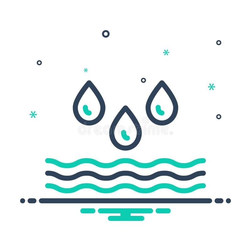 Mix Icon for Smooth, Sleek and Sebaceous Stock Vector - Illustration of ...