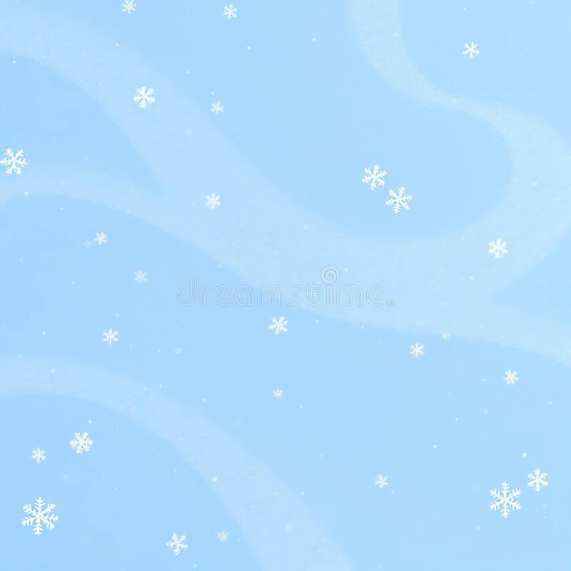 A Smooth, Icy Blue Texture with Frost Patterns and Snowflakes Stock ...
