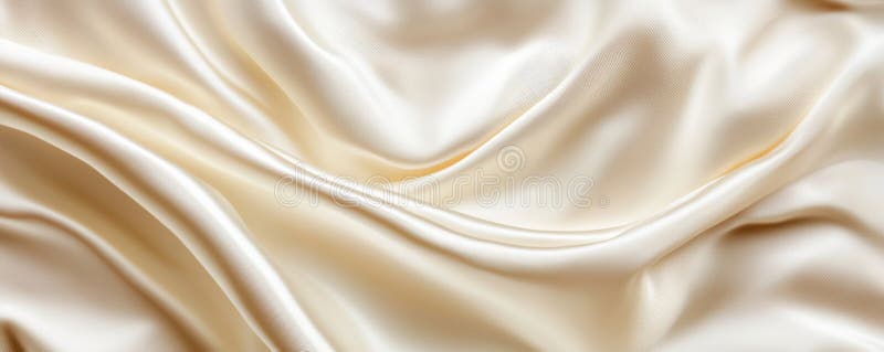 Smooth Ivory Silk Fabric Texture, Elegant Drapery. Luxury Textile and ...