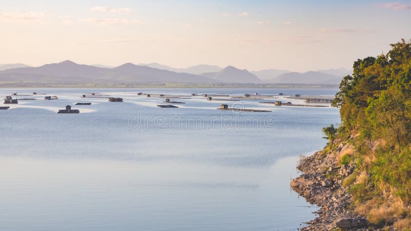 Smooth landscape of lake. stock image. Image of nature - 71109477