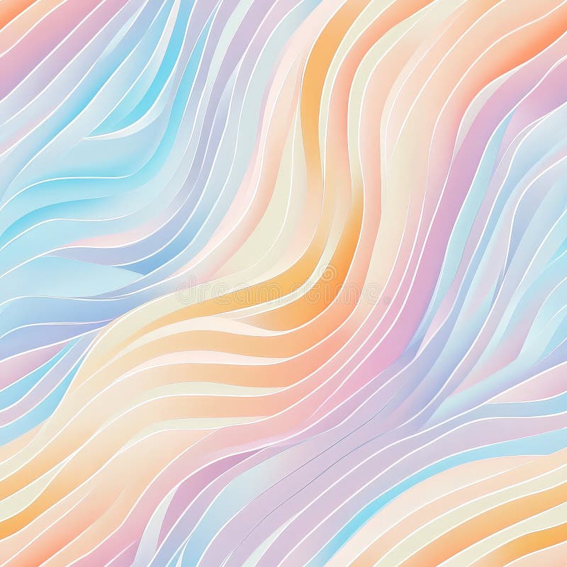 A Smooth Layered Line Pattern, Where Overlapping Curved Lines in ...