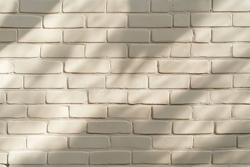A Smooth, Light Beige Brick Wall with a Clean, Modern Design, and Soft ...