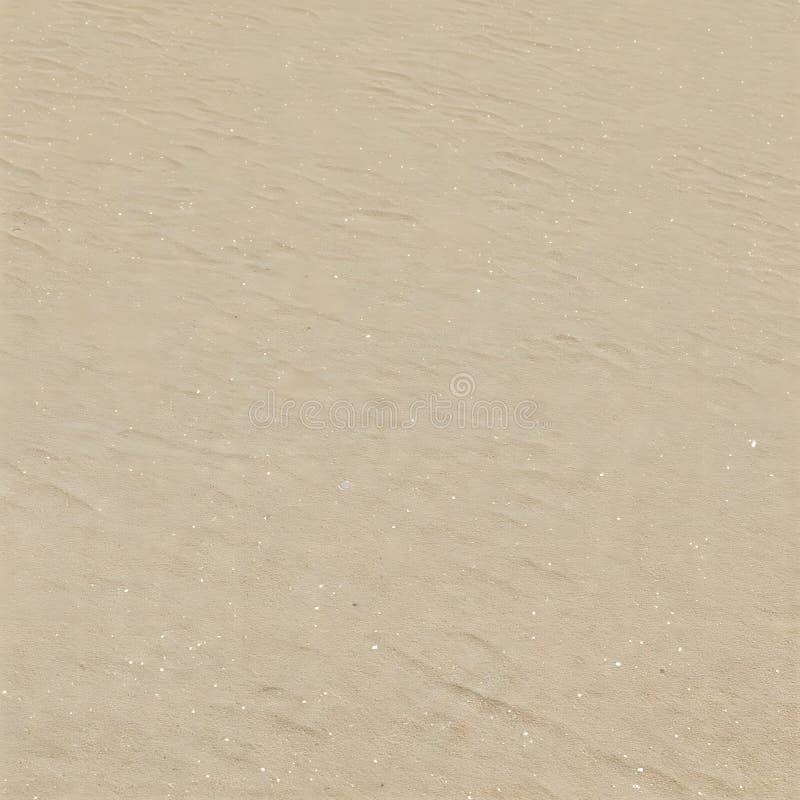 Smooth, Light Beige Sand Texture with Subtle Ripples and Scattered Tiny Sparkling Particles ...