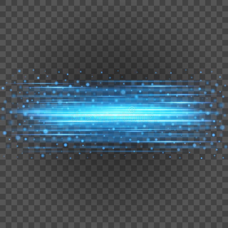 Smooth Light Blue Lines on Transparency Background Vector Illustration ...