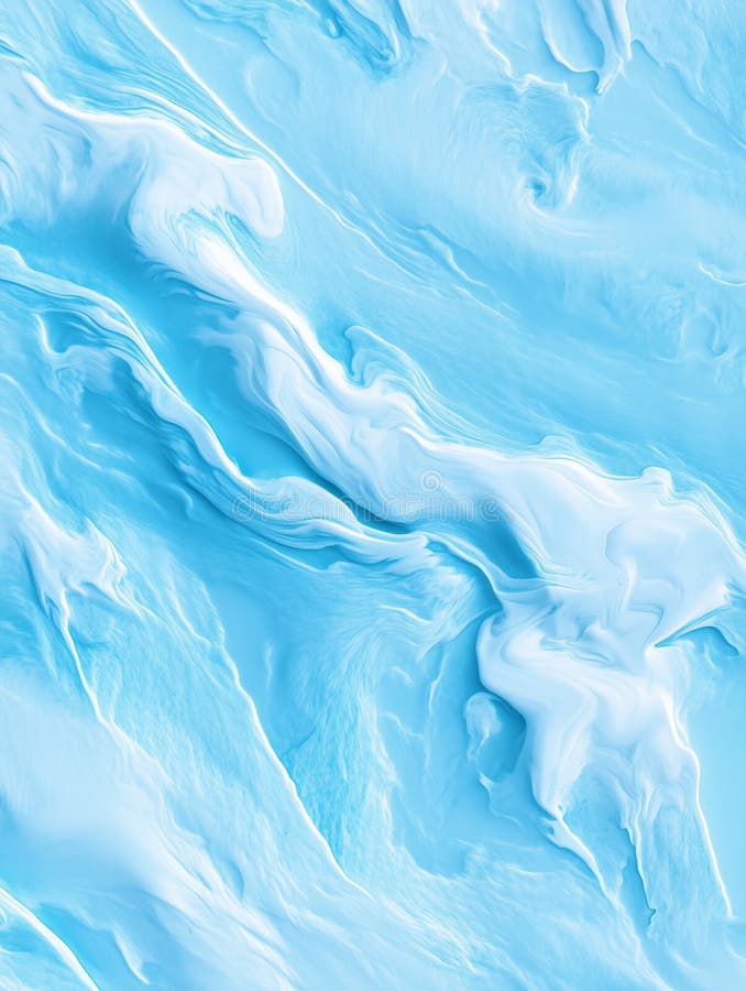 Smooth Light Blue and White Marble-like Texture with Swirling Patterns ...