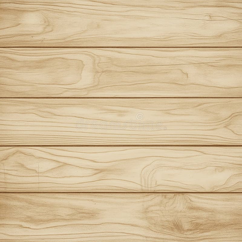 Smooth Light Wood Texture with Horizontal Planks and Natural Grain ...