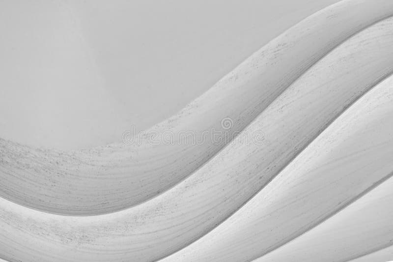 Smooth Line Wave Curve Black and White Abstract Modern Architecture ...