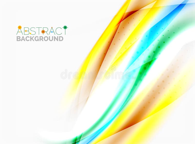 Smooth Lines, Abstract Background Stock Vector - Illustration of ...