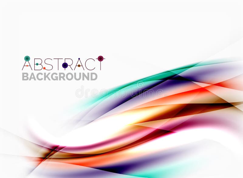 Smooth Lines, Abstract Background Stock Vector - Illustration of ...