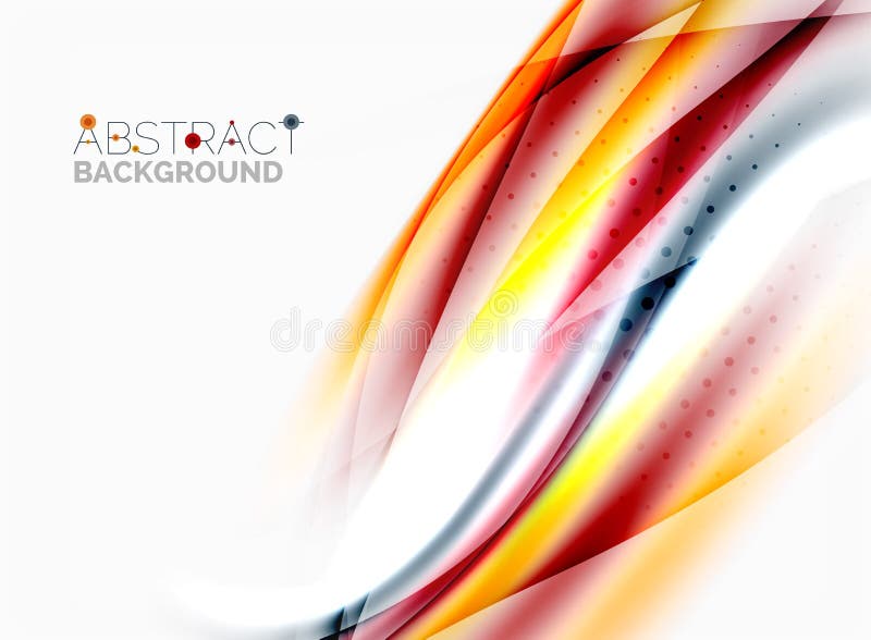 Smooth Lines, Abstract Background Stock Vector - Illustration of ...
