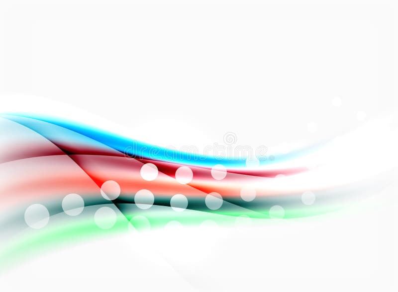 Smooth Lines, Abstract Background Stock Illustration - Illustration of ...