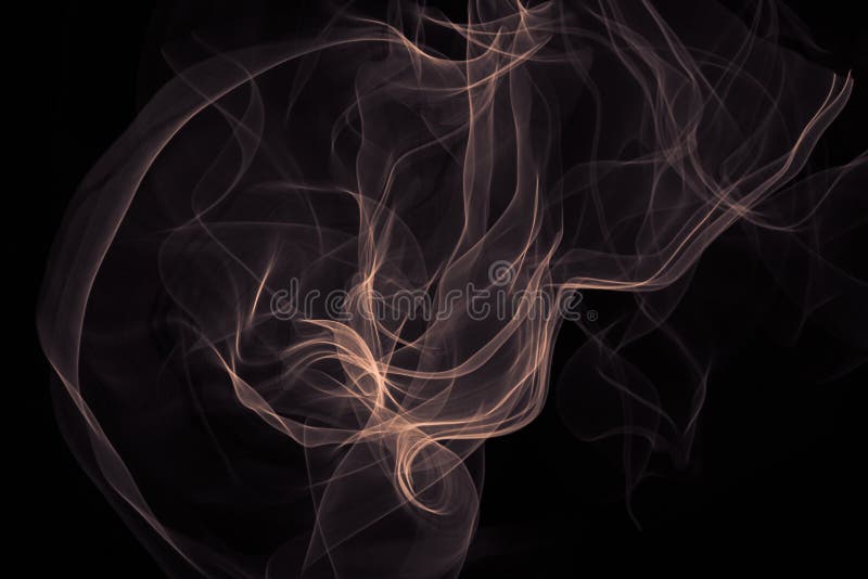 Smooth Lines of Colors in the Form of Smoke. Stock Illustration ...