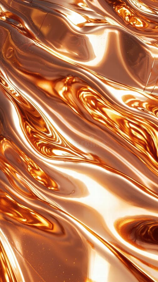 Smooth Liquid Flowing Down a Surface Capturing the Essence of Fluid ...