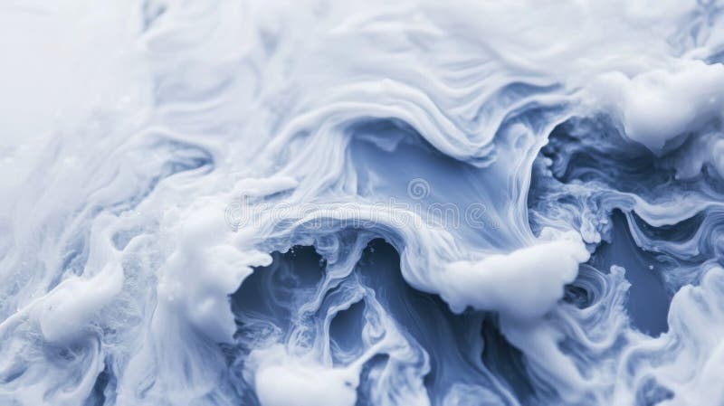 Smooth Liquid Texture in White Color. Abstract Background Stock ...