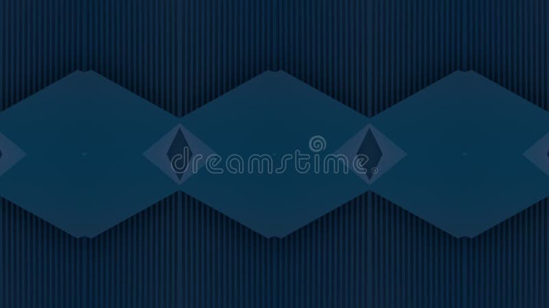 Smooth Loop Animation Of Geometric Pattern 3d Rendering Background