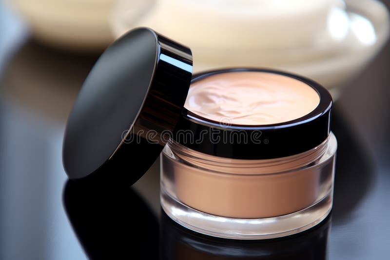 Smooth Makeup Foundation Cream. Generate Ai Stock Illustration ...