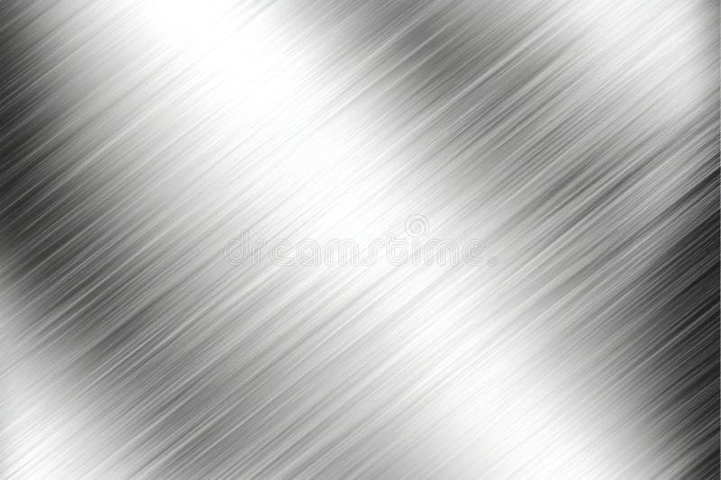 Smooth Metal Sheet Texture with a Brushed Silver Finish, Soft ...