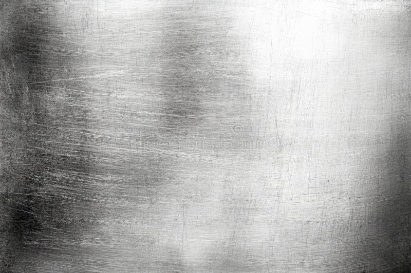 Smooth Metal Sheet Texture with a Brushed Silver Finish, Soft ...