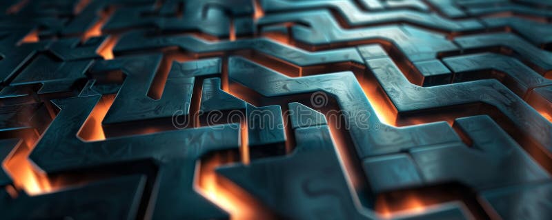 A Smooth Metal Texture with a Maze-like Pattern of Grooves and Embedded ...