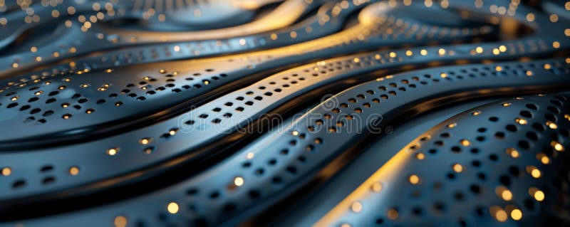 A Smooth Metal Texture with a Maze-like Pattern of Grooves and Embedded ...