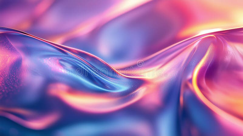 Smooth Metallic Surface in Soft Blue and Pink Gradient Colors with ...