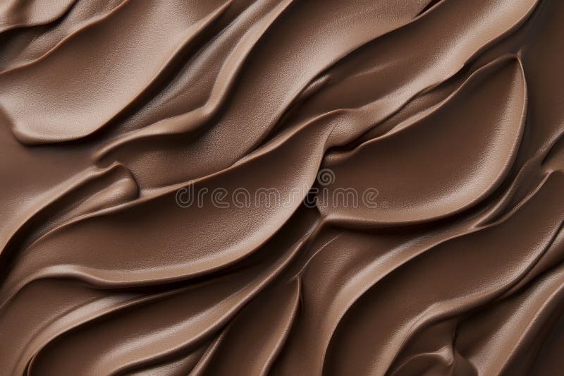 A Smooth Mocha Mousse Background with Delicate Folds of Chocolate Brown ...