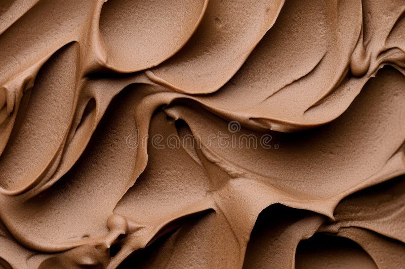 A Smooth Mocha Mousse Background with Delicate Folds of Chocolate Brown ...