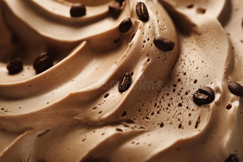 A Smooth Mocha Mousse Composition Featuring Light Caramel Waves and ...