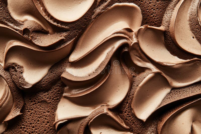 A Smooth Mocha Mousse Composition Showcasing Intricate Coffee-colored ...