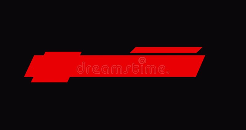 Smooth Movement Animation of the Modern Lower Third at High Resolution in 4K Stock Video - Video ...