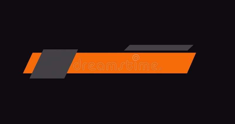 Smooth Movement Animation of the Modern Lower Third at High Resolution ...