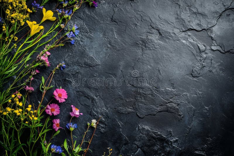 A Smooth Natural Stone Texture Featuring Deep Dark Tones is Ideal for ...