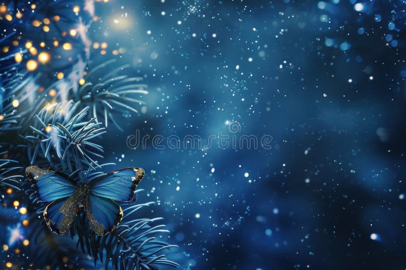 Smooth Navy Blue Background with Subtle Christmas Accents and Glow ...