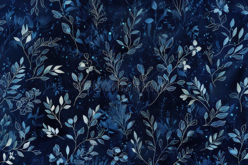 Smooth Navy Blue Background with Subtle Christmas Accents and Glow ...