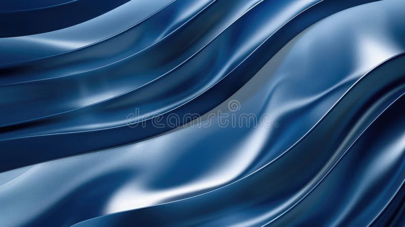 Smooth Navy Blue and Silver Abstract Pattern, Gradient Fade with Subtle ...