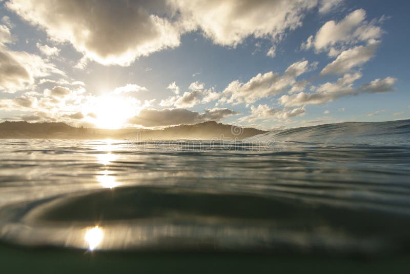 Smooth Ocean stock image. Image of dawn, glassy, sunrise - 30737901