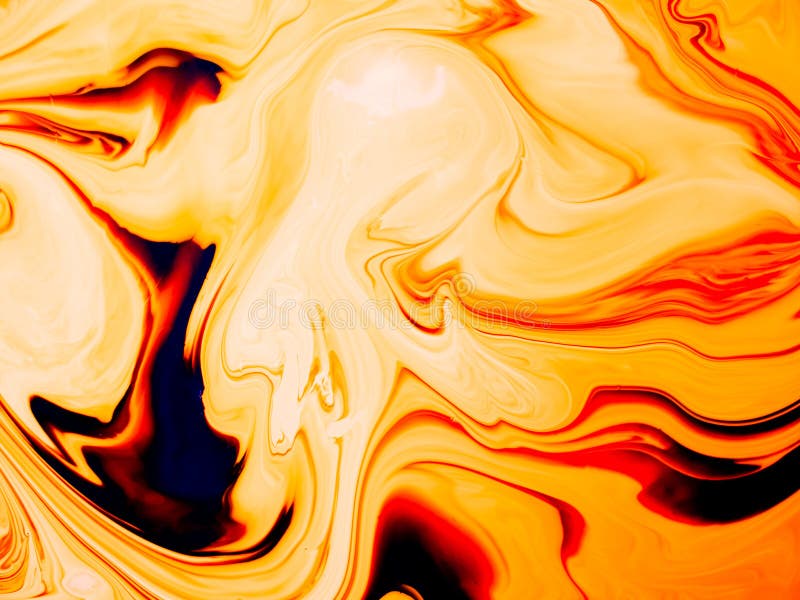 Smooth Orange Acrylic Texture with Curves and Unique Pattern Stock ...