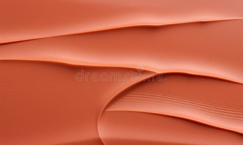 Smooth Orange Surface with Flowing Lines and Textures, Resembling ...