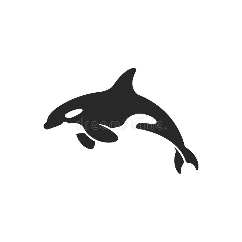 Smooth Orca Icon stock vector. Illustration of predator - 361759980