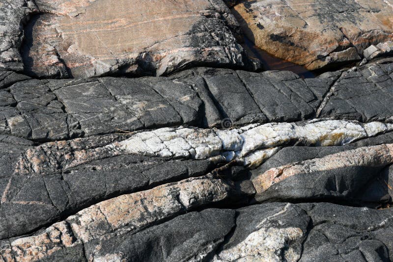 Smooth Outcrop with Pattern Stock Image - Image of outcrop, nature ...