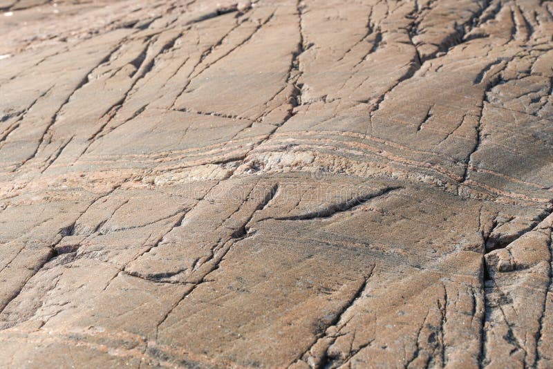 Smooth Outcrop with Pattern Stock Image - Image of background ...
