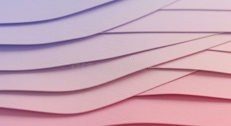 Smooth Overlapping Sheets Create a Layered Effect in a Gradient of Soft ...