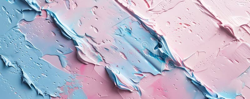 Smooth Pastel Blue and Pink Abstract Painting Texture Stock Photo ...