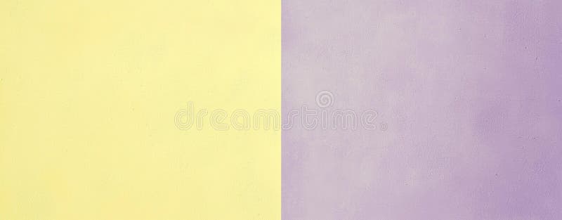 Smooth Pastel Yellow and Purple Backgrounds are Divided Vertically ...