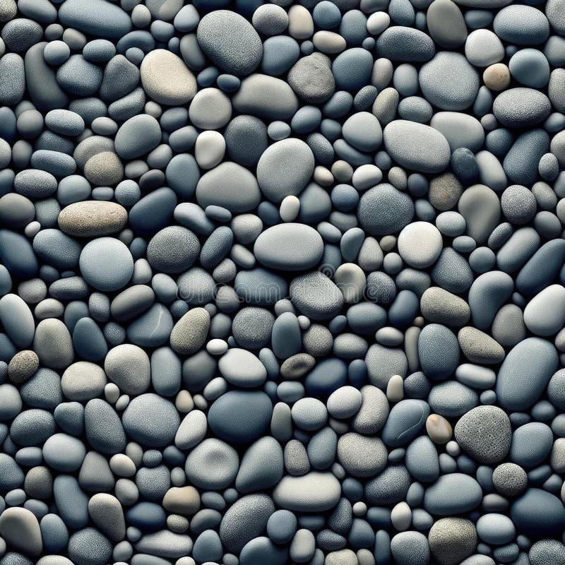 Smooth Pebble Texture Background, AI Generated Stock Illustration - Illustration of simple ...