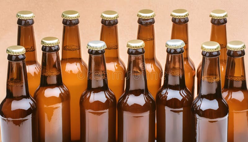 Smooth, Perfectly Clean Beer Bottle for Graphic Backgrounds and ...