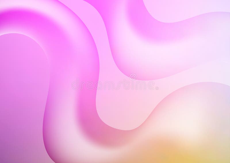 Smooth Pink Gradient Line Wave Vivid Colorful Background Stock Vector ...