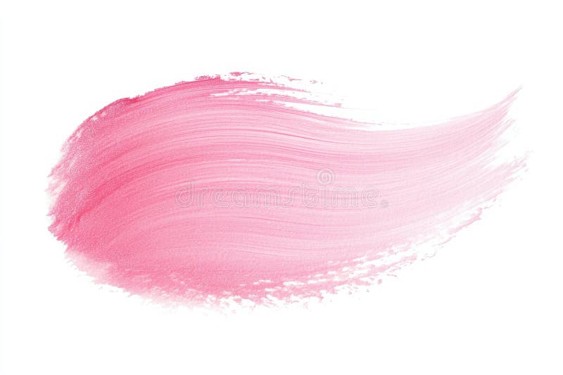 A Smooth Pink Paint Stroke, Ideal for Design and Artistic Projects ...