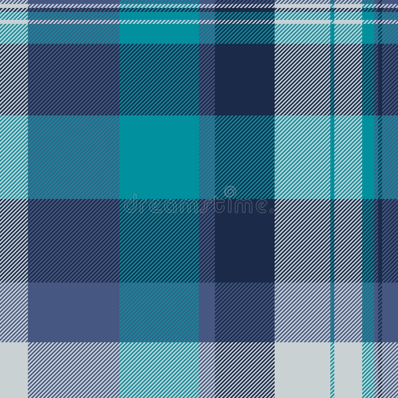 Smooth Plaid Seamless Pattern, Comfortable Tartan Vector Background ...