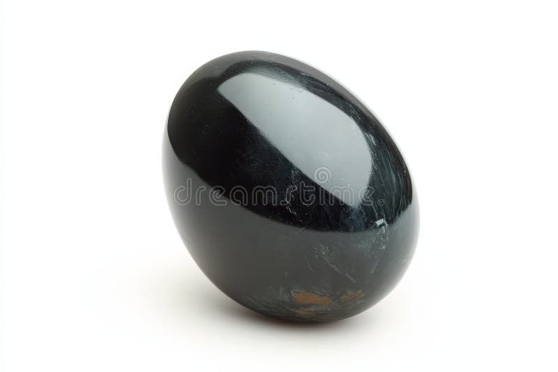 A Smooth Polished Black Obsidian Egg a Powerful Stone Symbolizing ...